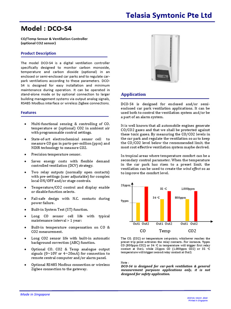 Dco-S4 | PDF | Ventilation (Architecture) | Carbon Dioxide