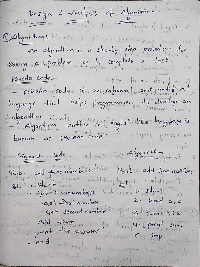 DAA Unit - 1 Notes | PDF