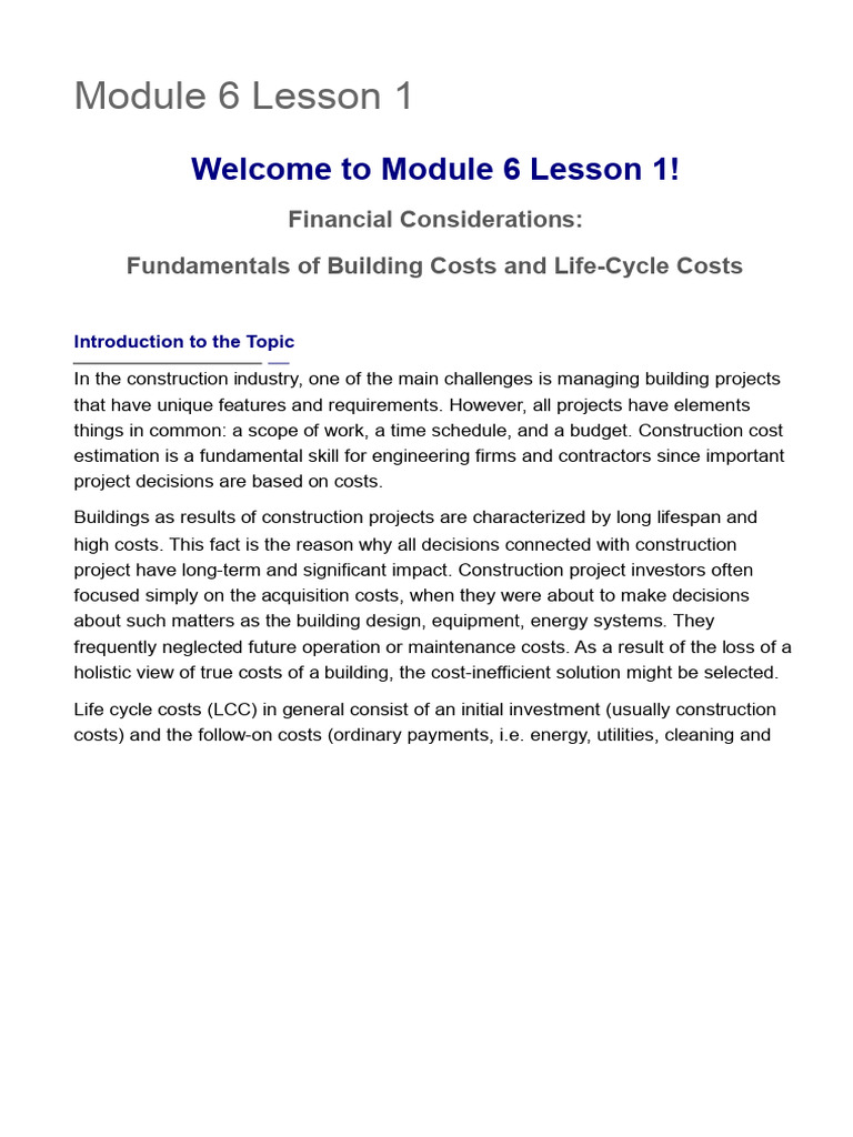 Module 6 Lesson 1 Ce 104 Building Systems Design Converted - Compress ...
