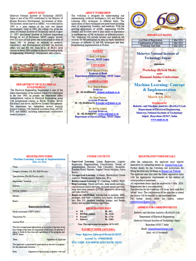 Machine Learning Brochure | PDF