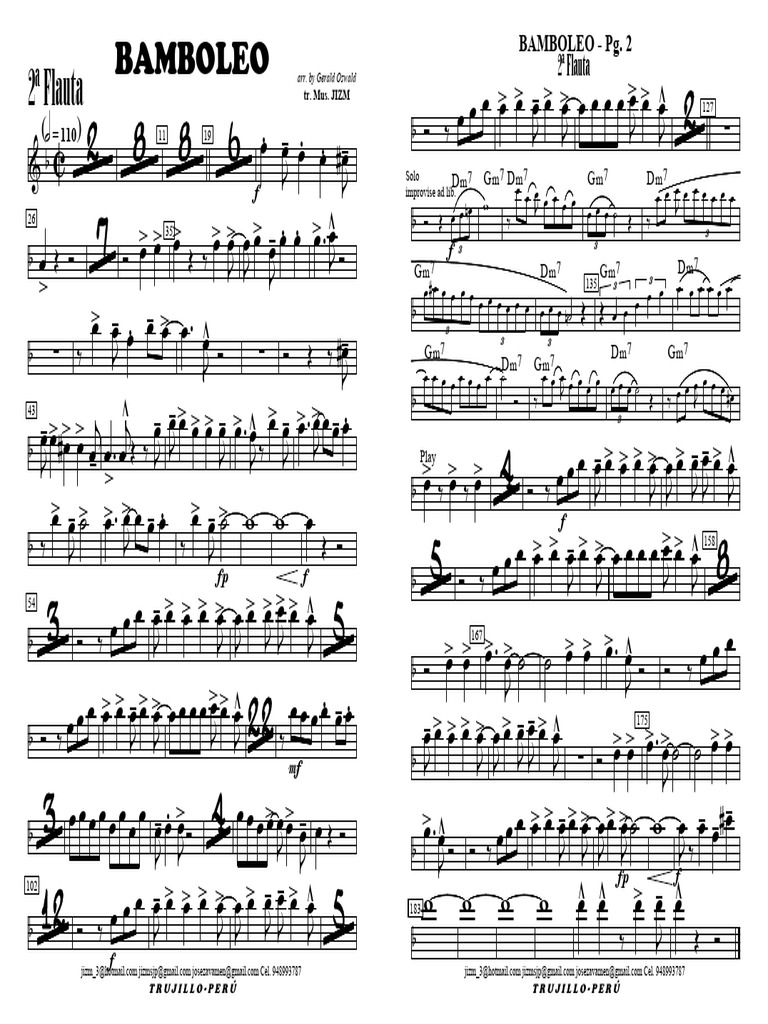 Bamboleo - Flauta 2 | PDF
