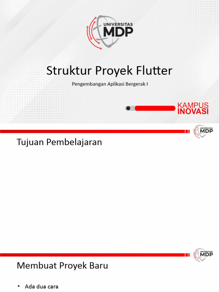 Struktur Proyek Flutter | PDF