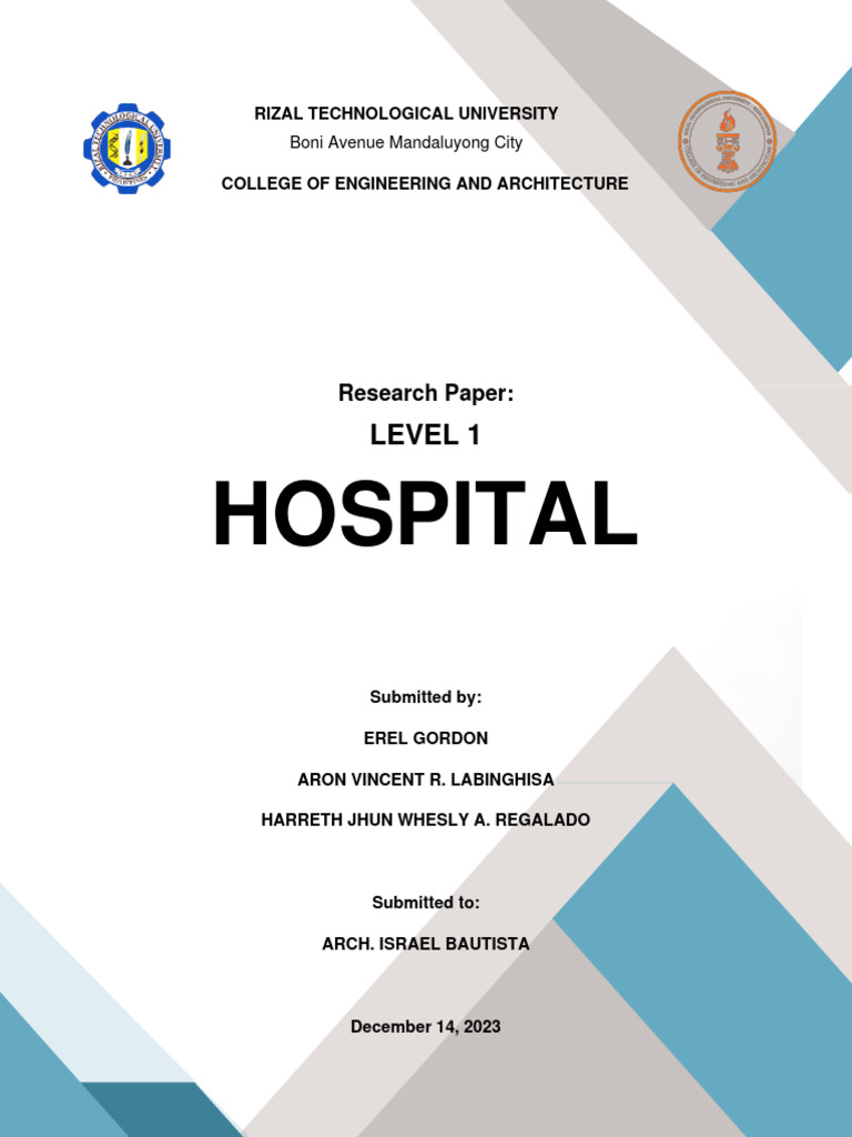 Proposed Hospital Design for Galimuyod | PDF