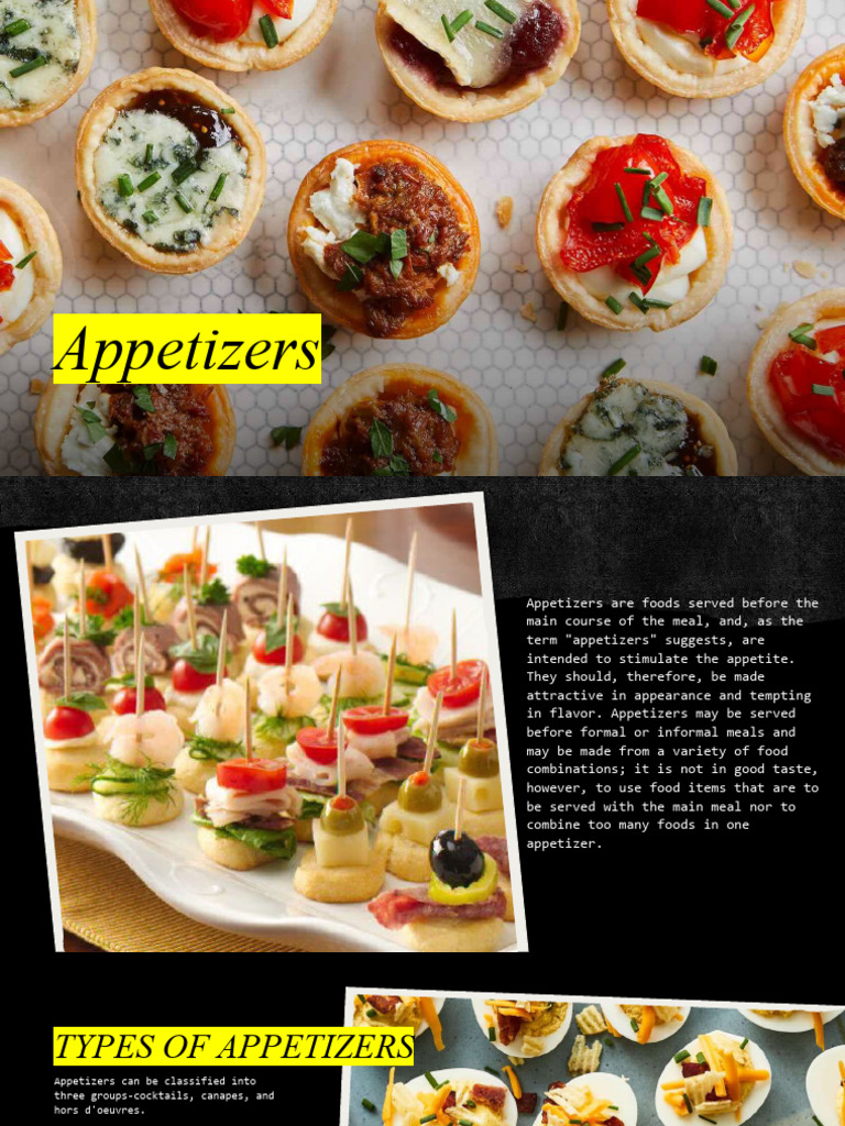 Appetizers | PDF
