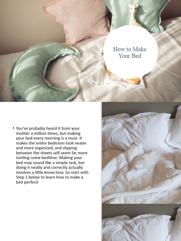 How To Make Your Bed | PDF