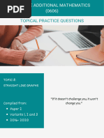 Add Math 4037 P1 & P2 For MJ 2025 Candidates | PDF | Circle | Equations