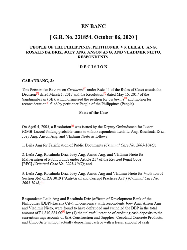 People v. Ang: Illegal Recruitment Case | PDF | Deposition (Law ...