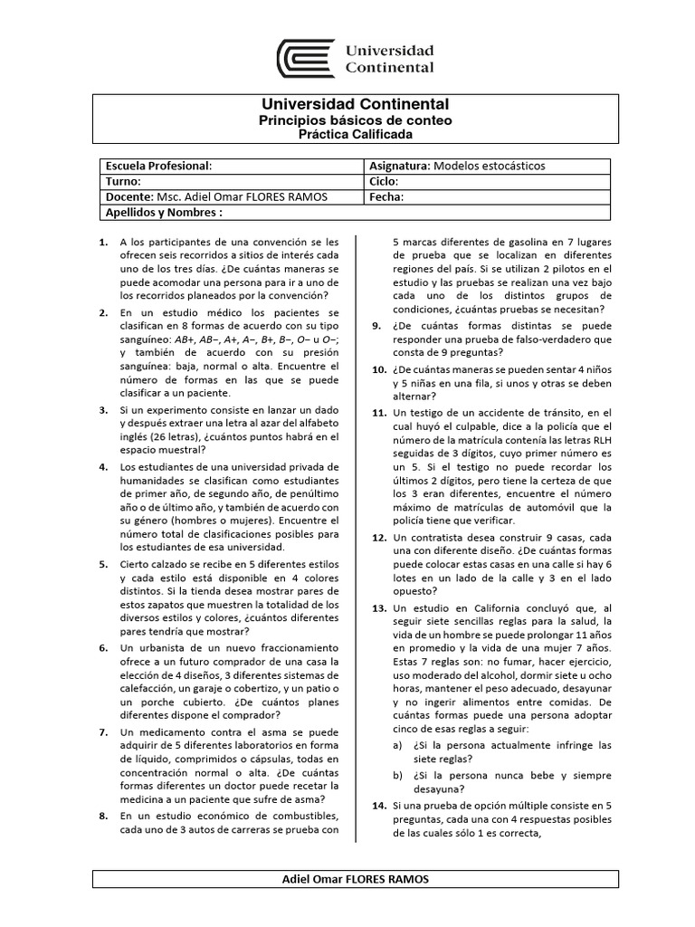 Práctica Calificada | PDF | Byte | Probabilidad