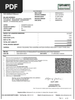 Sample Packers Movers Bill Format | PDF