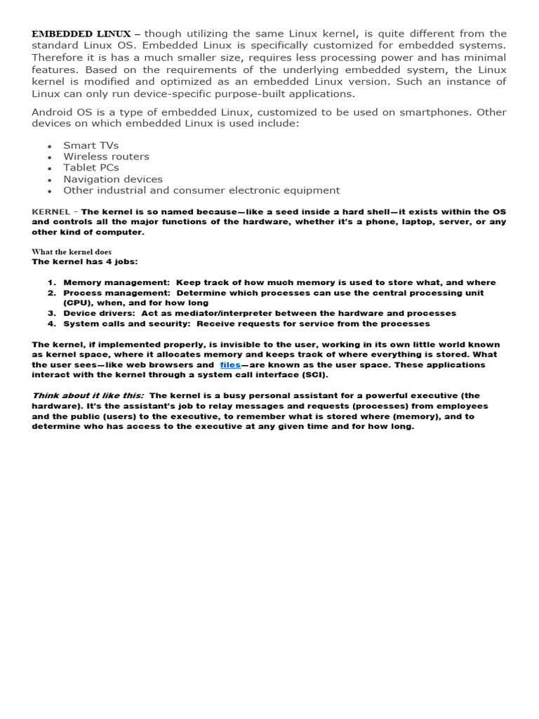 Embedded Linux | PDF
