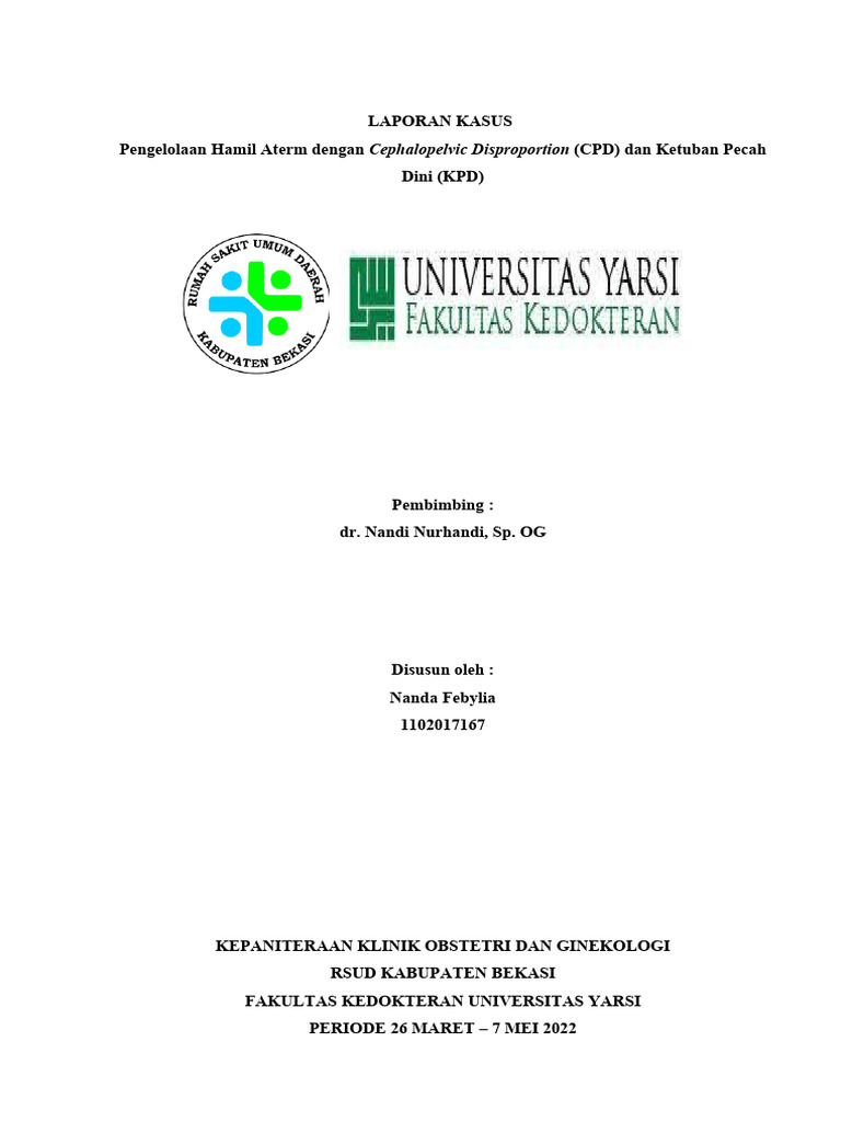 Lapkas CPD +KPD | PDF