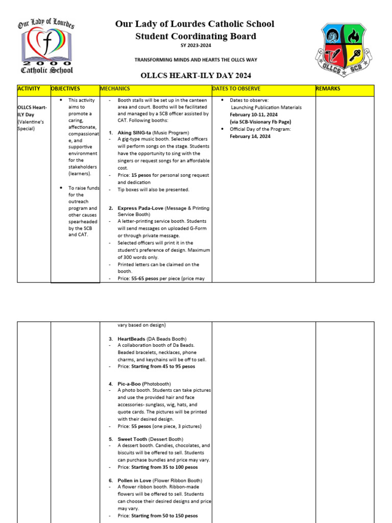 SCB Heart Ily Day 2024 | PDF