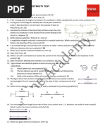 Icse Class X Physics Practise Sheet 1 Force | PDF | Force | Euclidean ...