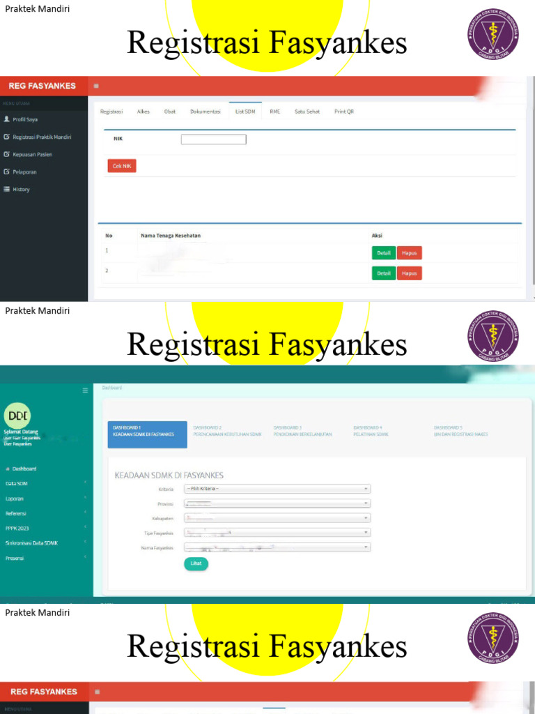 Sosialisasi Registrasi Fasyankes 3 | PDF