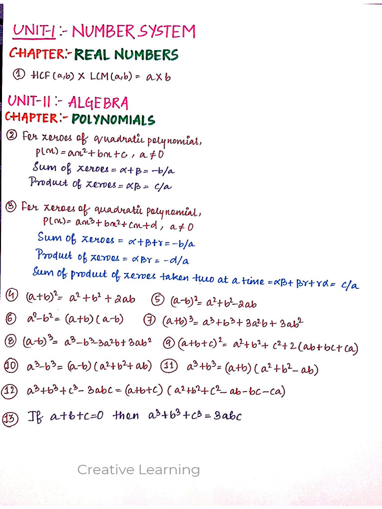 Maths Formula Sheet - PDF - 20240125 - 164325 - 0000 | PDF