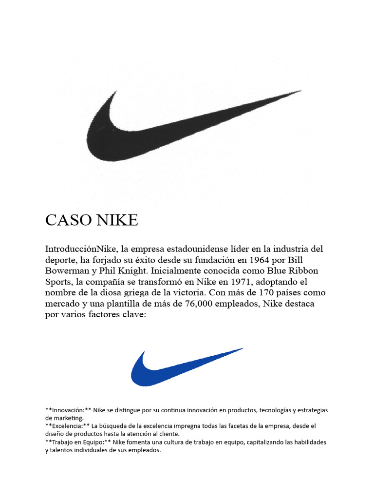 Caso Nike | PDF | Negocios