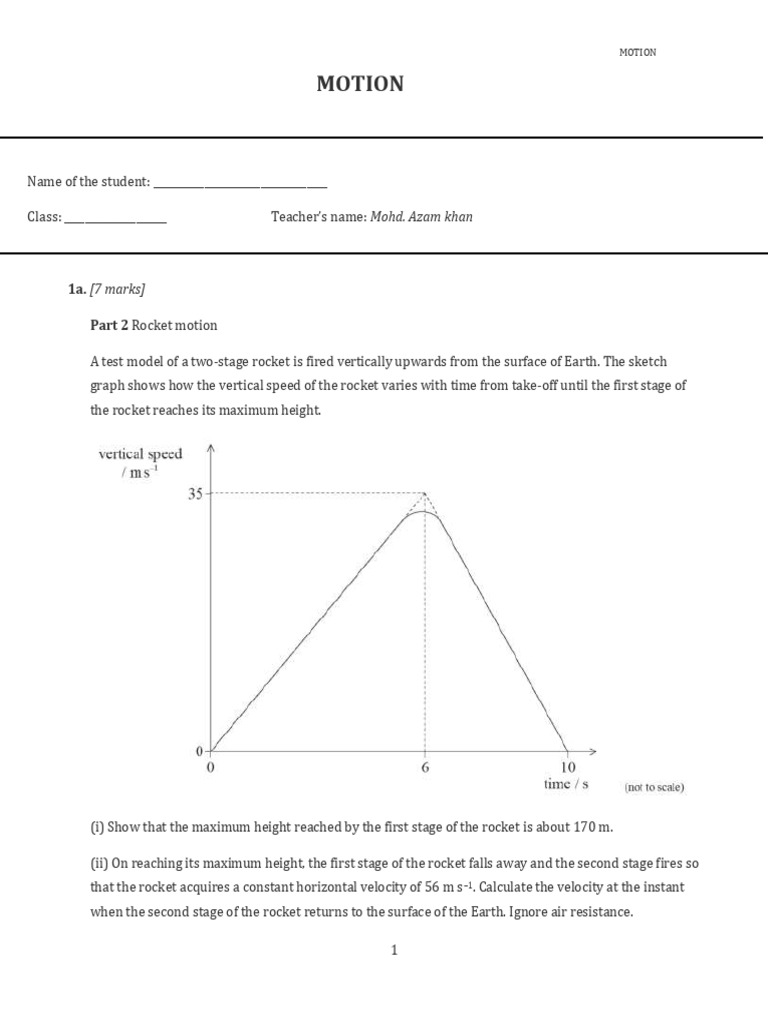 Motion - P2 - Type HL - SL | PDF | Multistage Rocket | Rocket