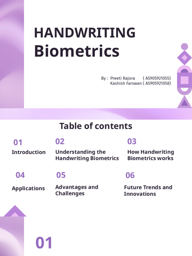 Handwriting Biometrics | PDF | Biometrics | Authentication