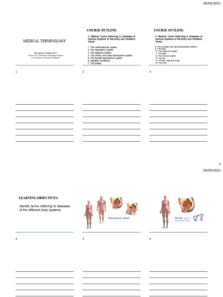 Female Reproductive System Overview | PDF | Vagina | Uterus