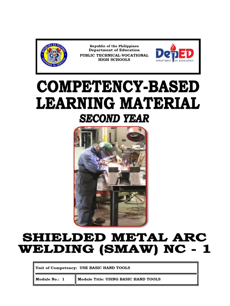 Y2 - Module 1 - Using Basic Hand Tools | PDF | Screw | Blade