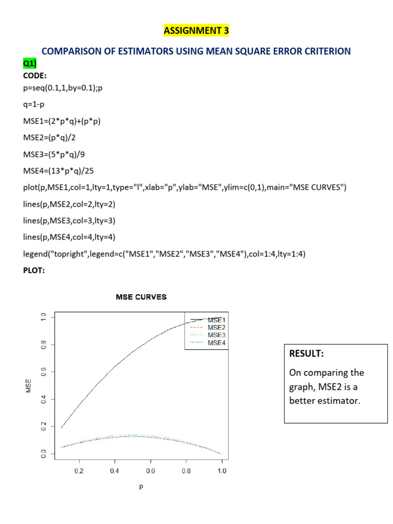 3rd Sem Stats ASSIGNMENT 3 and 4 | PDF