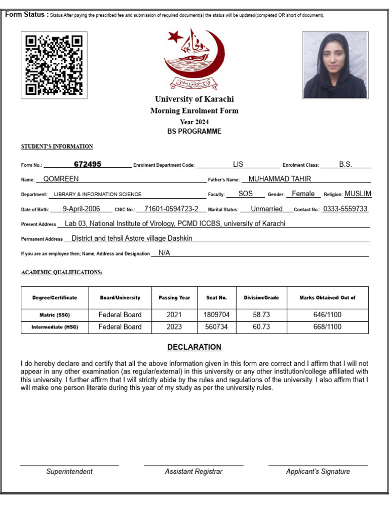 Enrolment Form | PDF | Vocational Education | Qualifications