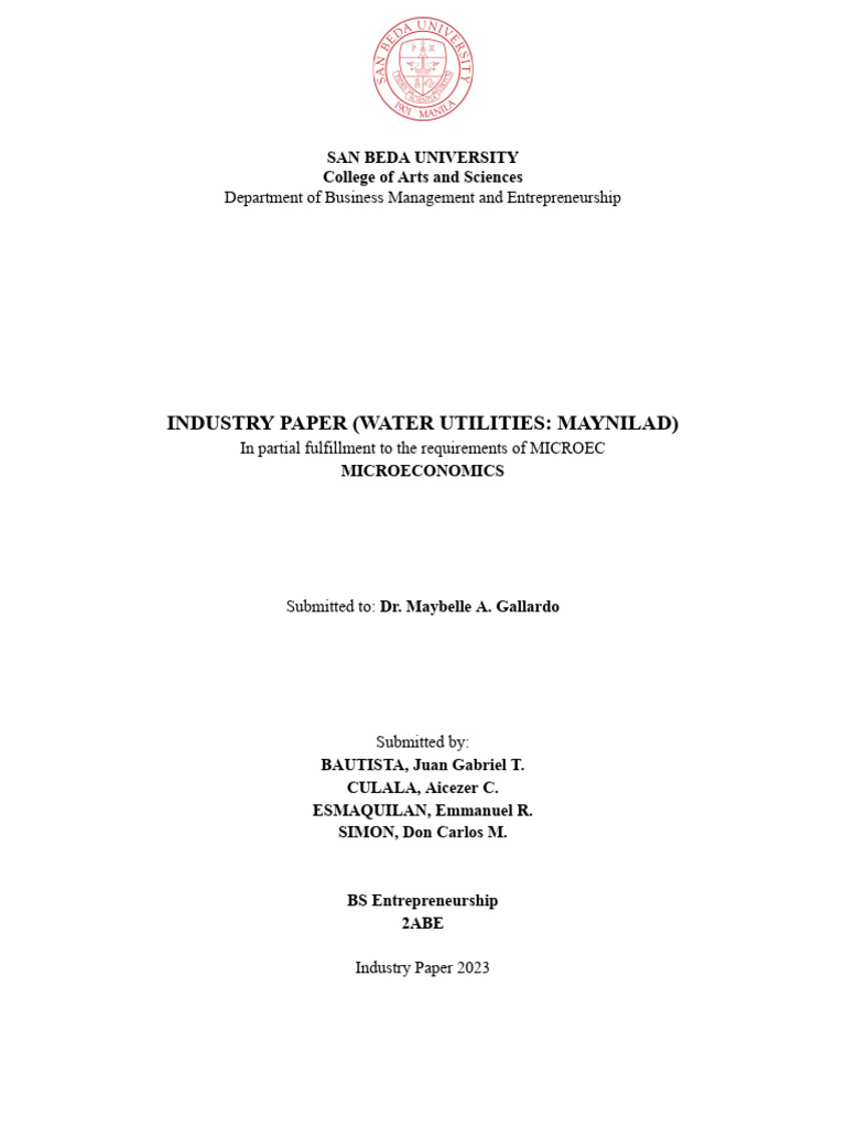 GROUP 3 - Maynilad Water Services Inc | PDF | Sewage Treatment ... GROUP 3 - Maynilad Water Services Inc | PDF | Sewage Treatment ...