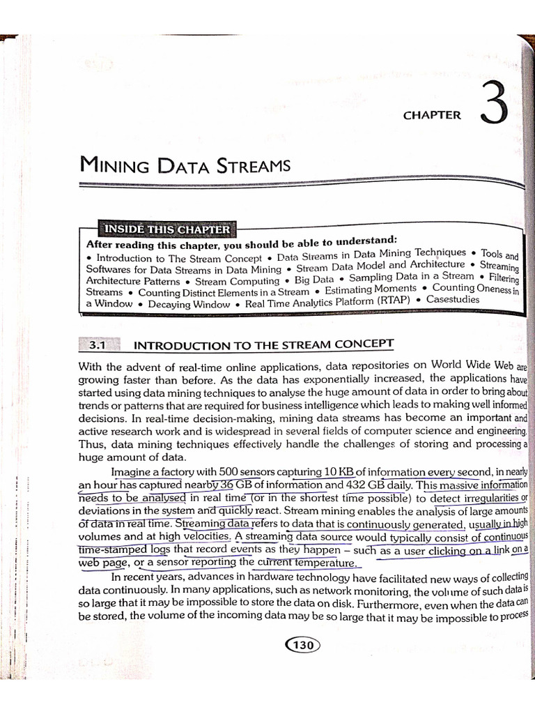 UNIT-3 (Mining Data Streams) | PDF