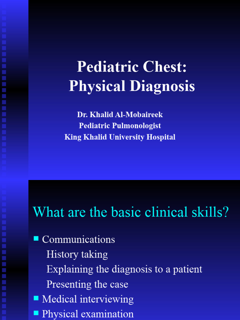 Chest Examination For Medical Students | PDF | Wellness