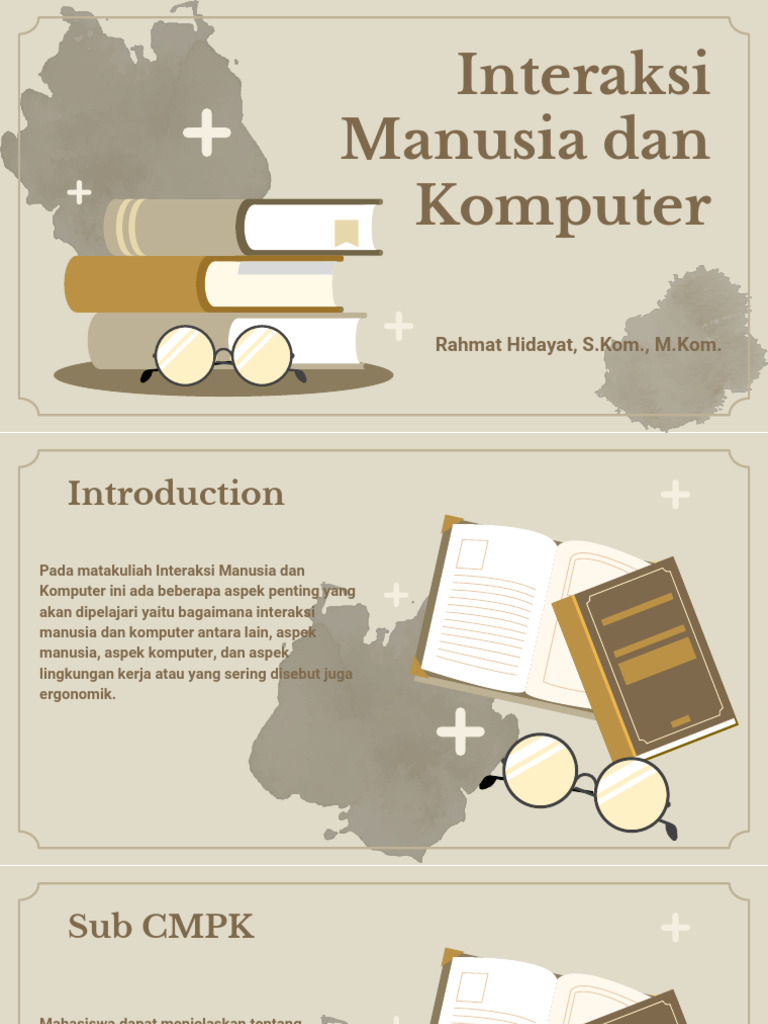 Pertemuan 1 Pengantar Imk | PDF