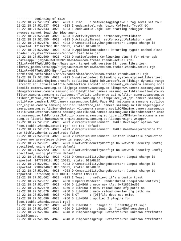 ZhenDaRGB Log | PDF | Java (Programming Language) | Operating System Families