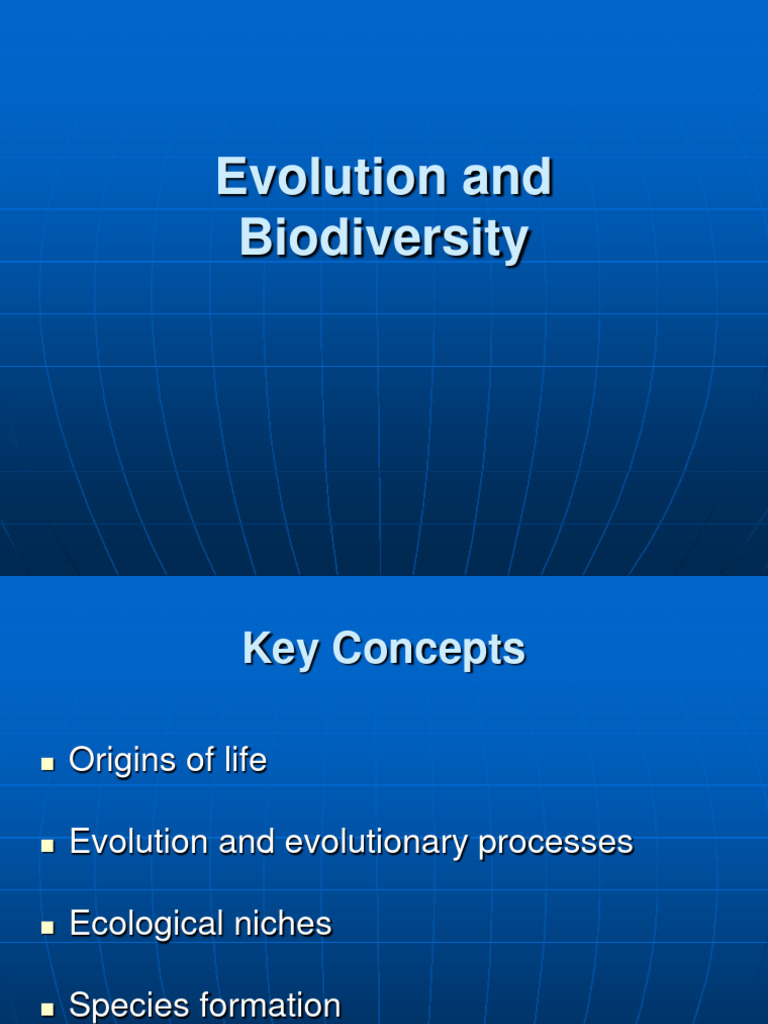3-Evolution & Biodiversity | Download Free PDF | Genetic Engineering | Evolution