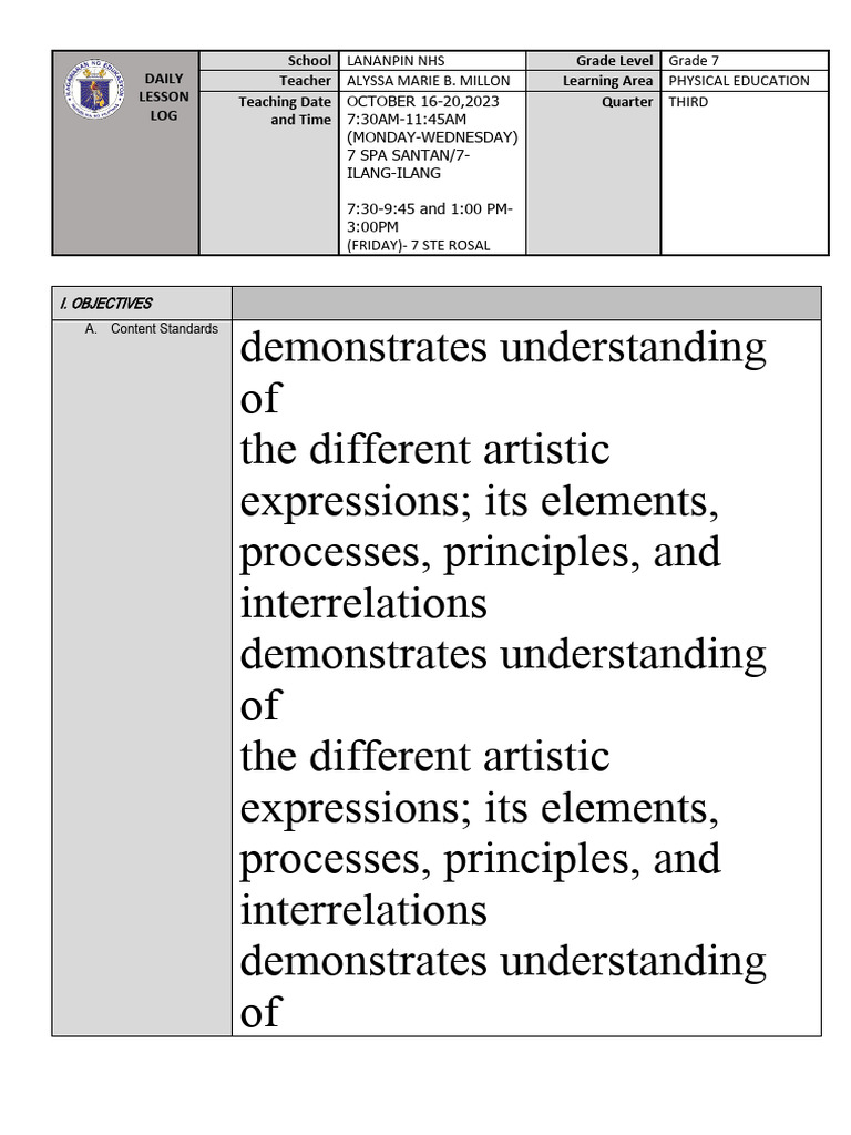 1ST Exercise Program | PDF