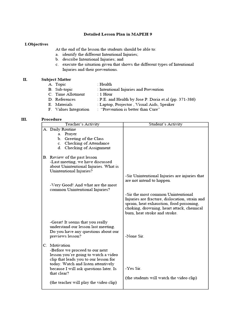 Intentional Injuries and Prevention | PDF | Bullying | Violence