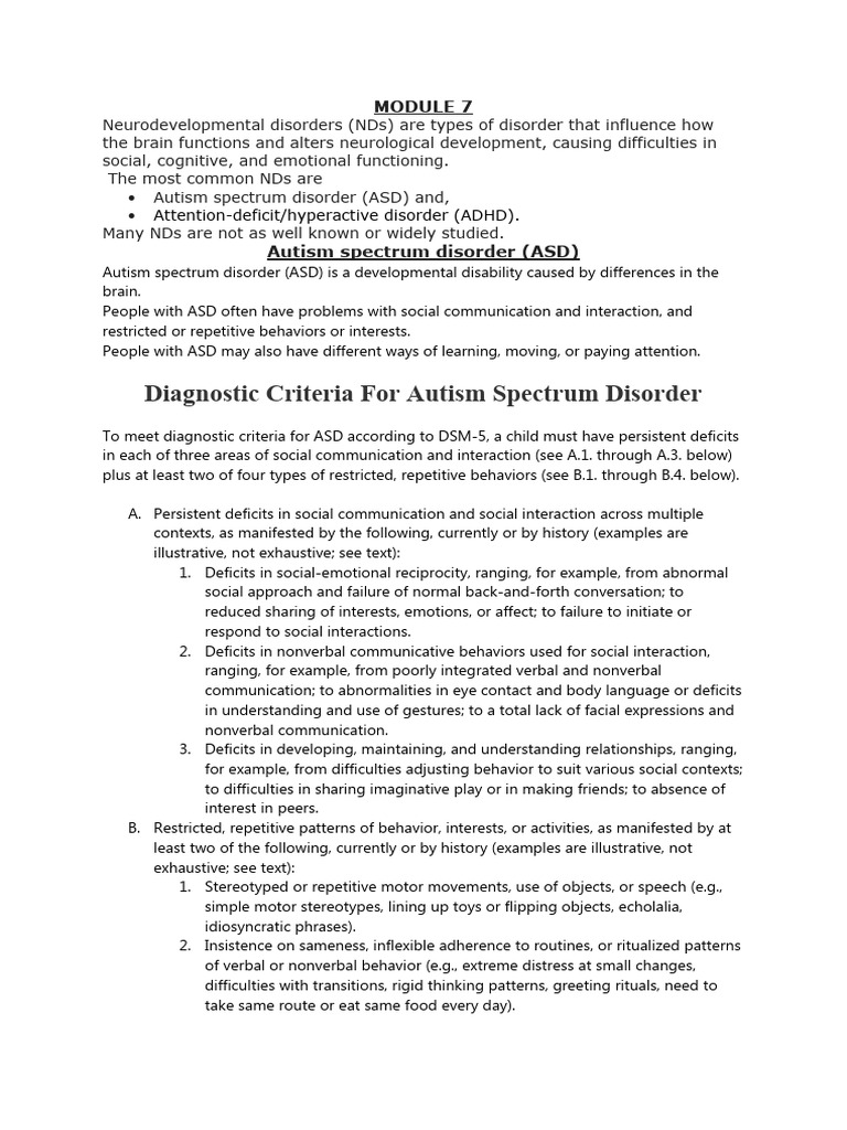 MODULE 7 Abnormal | PDF