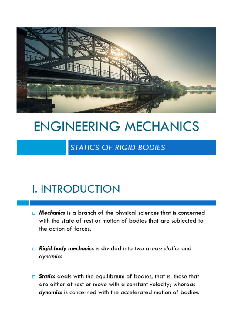 Introduction To Statics | PDF
