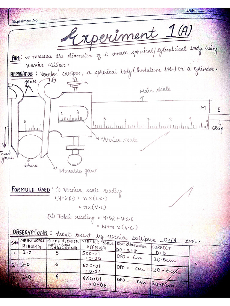 Lab Manual Physics | PDF