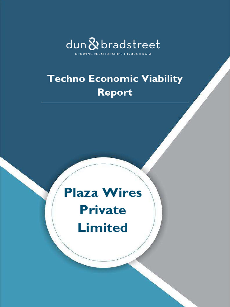 TEV Report Manufacturing of Wire and Cable | PDF | Internal Rate Of ...