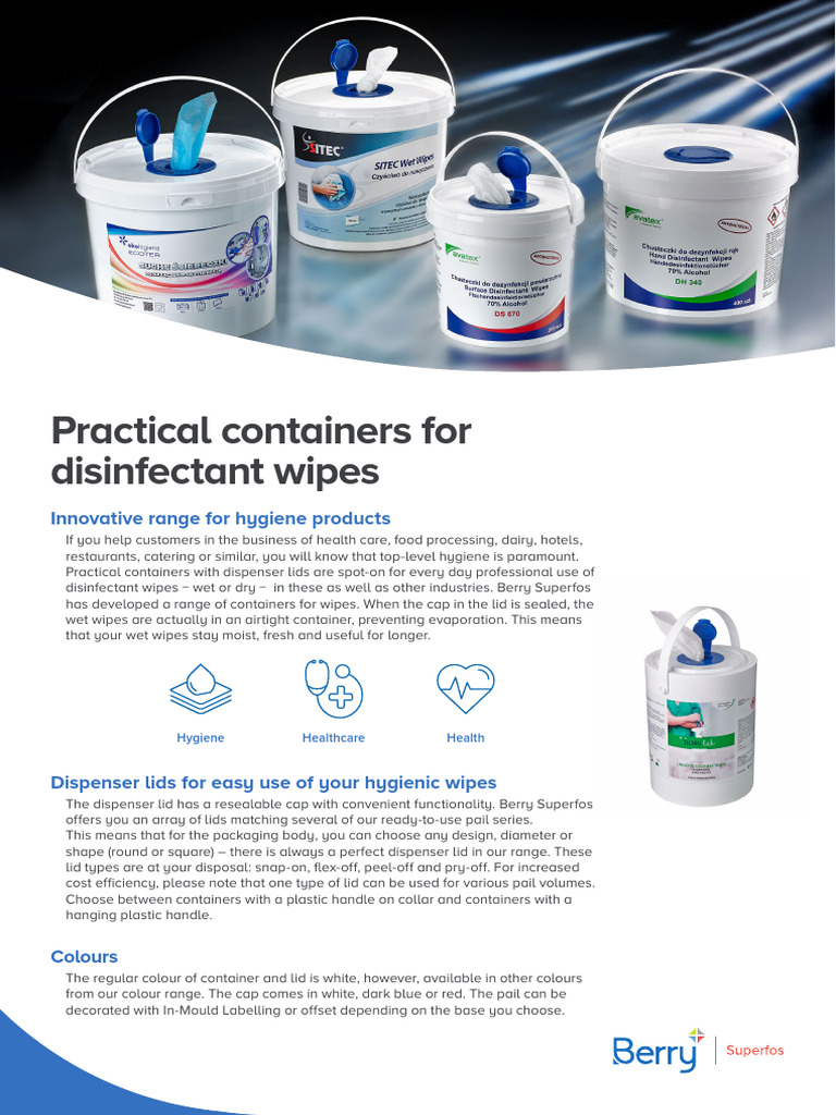 GB Berry Superfos WetWipes Flyer | PDF