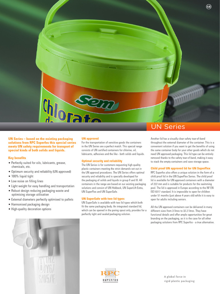 Superfos Un Series | PDF