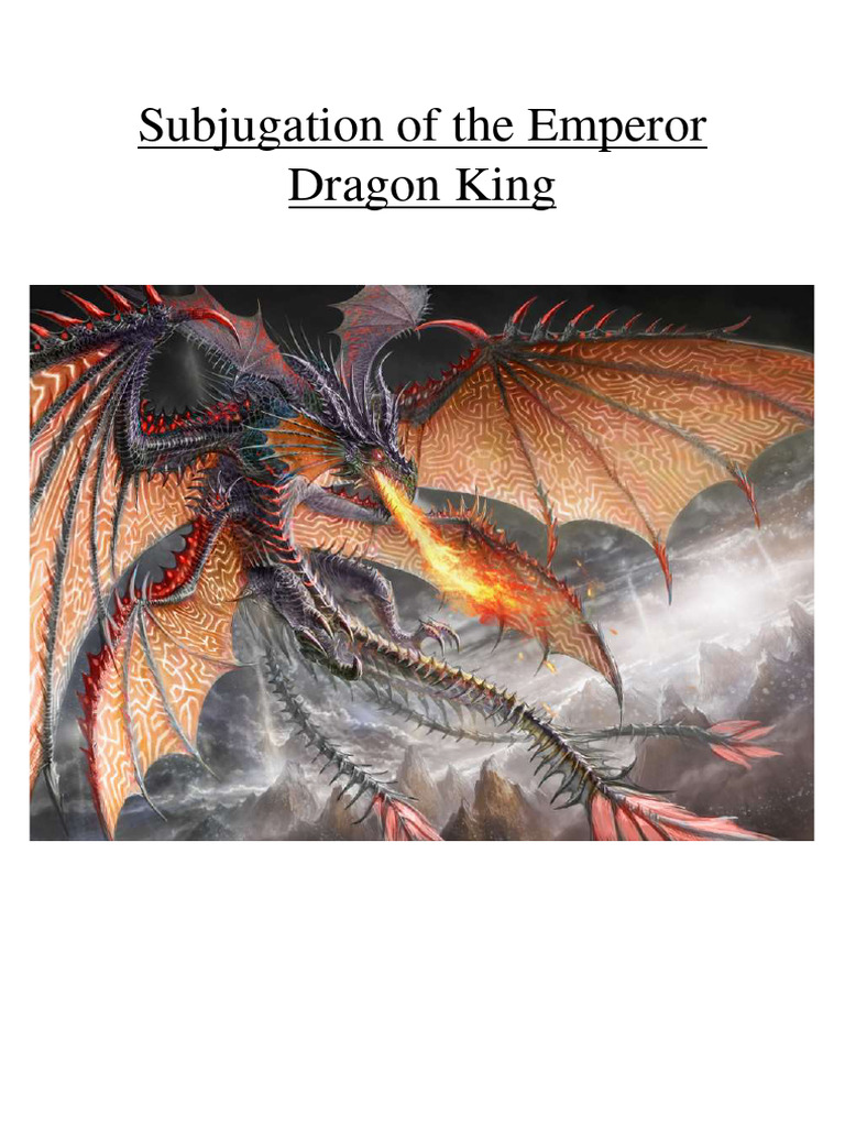 Subjugation of The Emperor Dragon King | PDF | Dragon | Demons