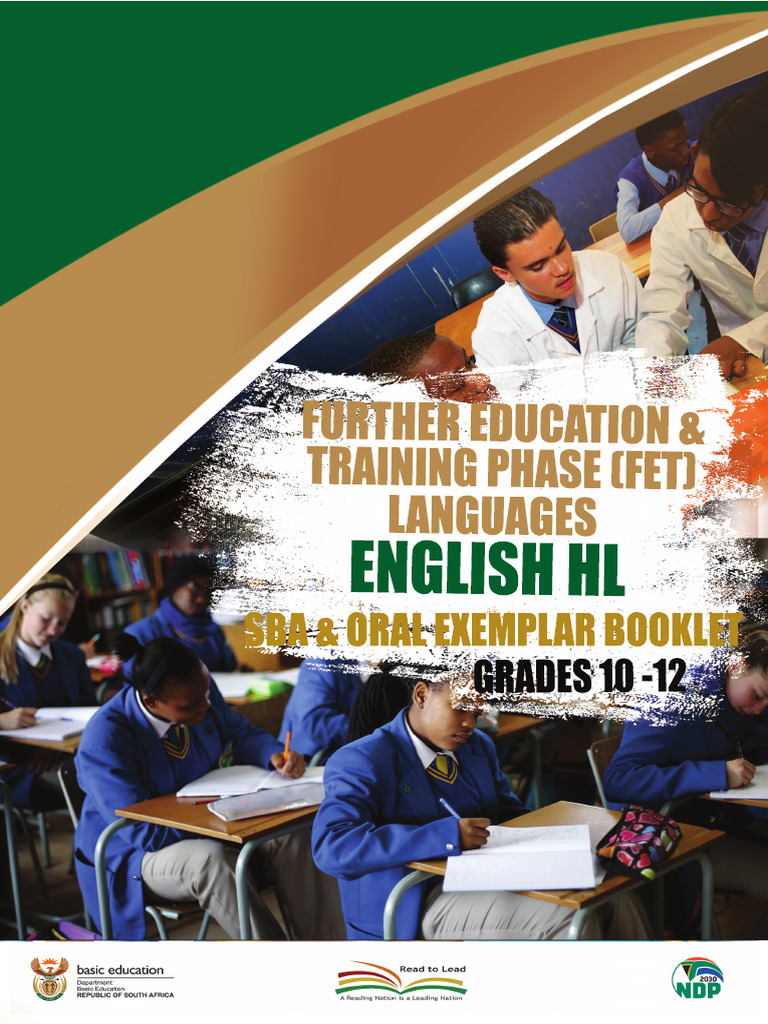 FET English HL SBA and Oral Exemplar Booklet Grades 10 - 12 | Download Free PDF | Educational ...