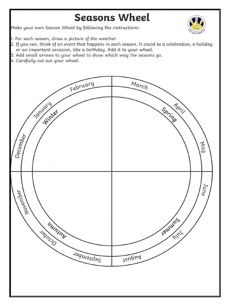 Seasons Wheel Sheet | PDF
