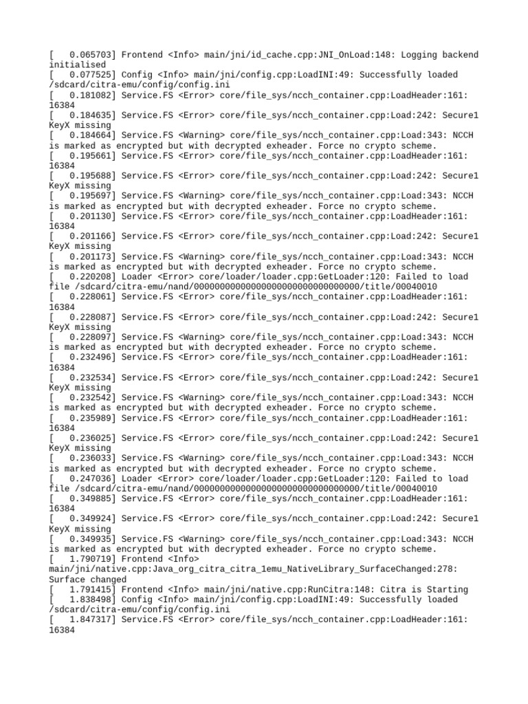 Citra Log | PDF | Rendering (Computer Graphics) | Encryption Citra Log | PDF | Rendering (Computer Graphics) | Encryption