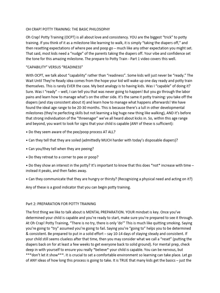 OCPT Basics Philosophy and Preparation | PDF