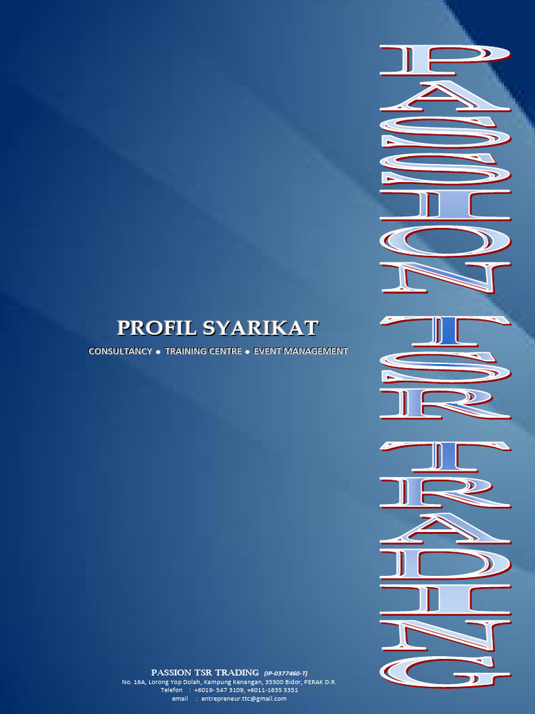 Profil Syarikat Passion TSR | PDF