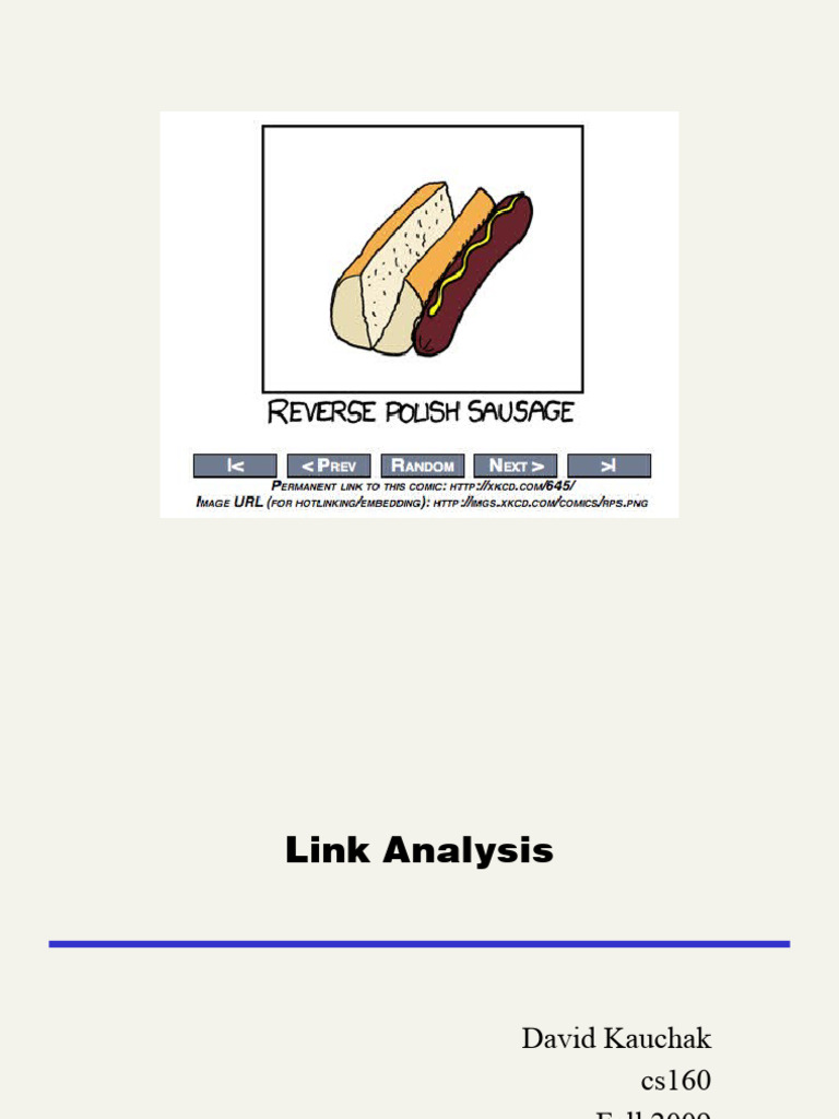 Lecture12 Linkanalysis | PDF
