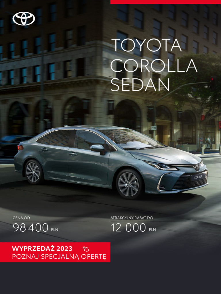 Spec Corolla Sedan 2022 | PDF