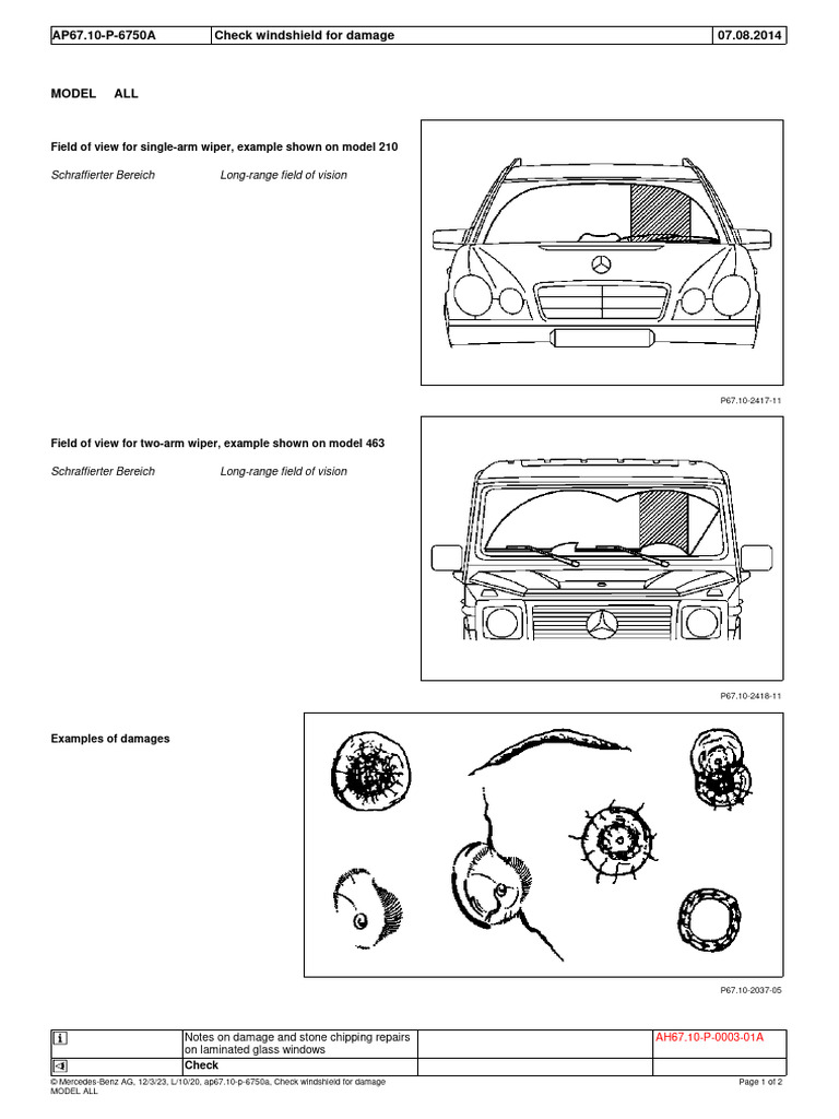 Check Windshield For Damage | PDF | Components | Glassforming Liquids ...