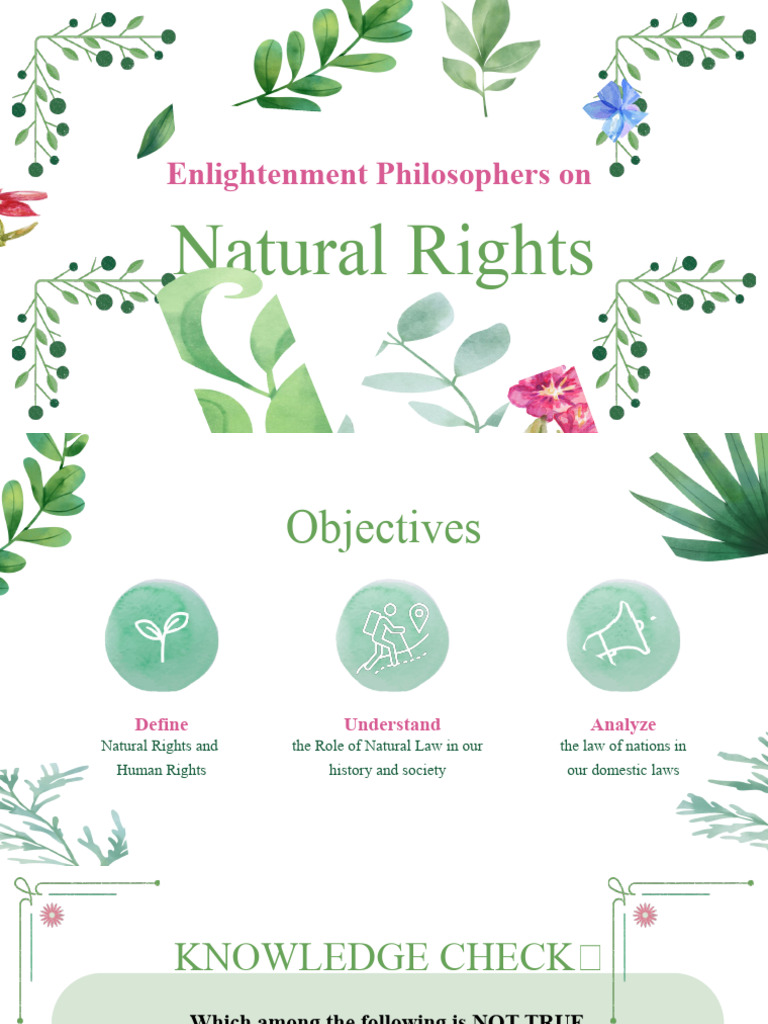 Natural Law Team 11 | PDF | Natural Law | Human Rights